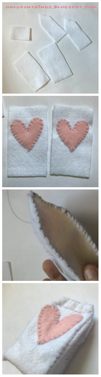 DIY Felt Flour Bag