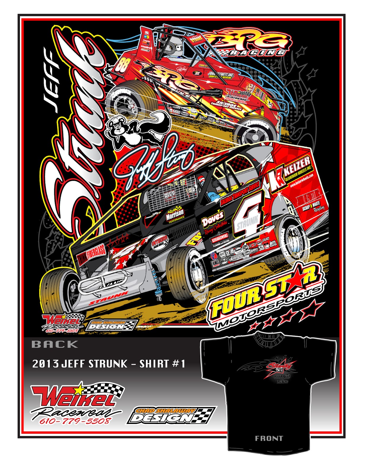 COWPATTY NATION: JEFF STRUNK'S NEW T-SHIRT! (Courtesy Chad Shalaway)