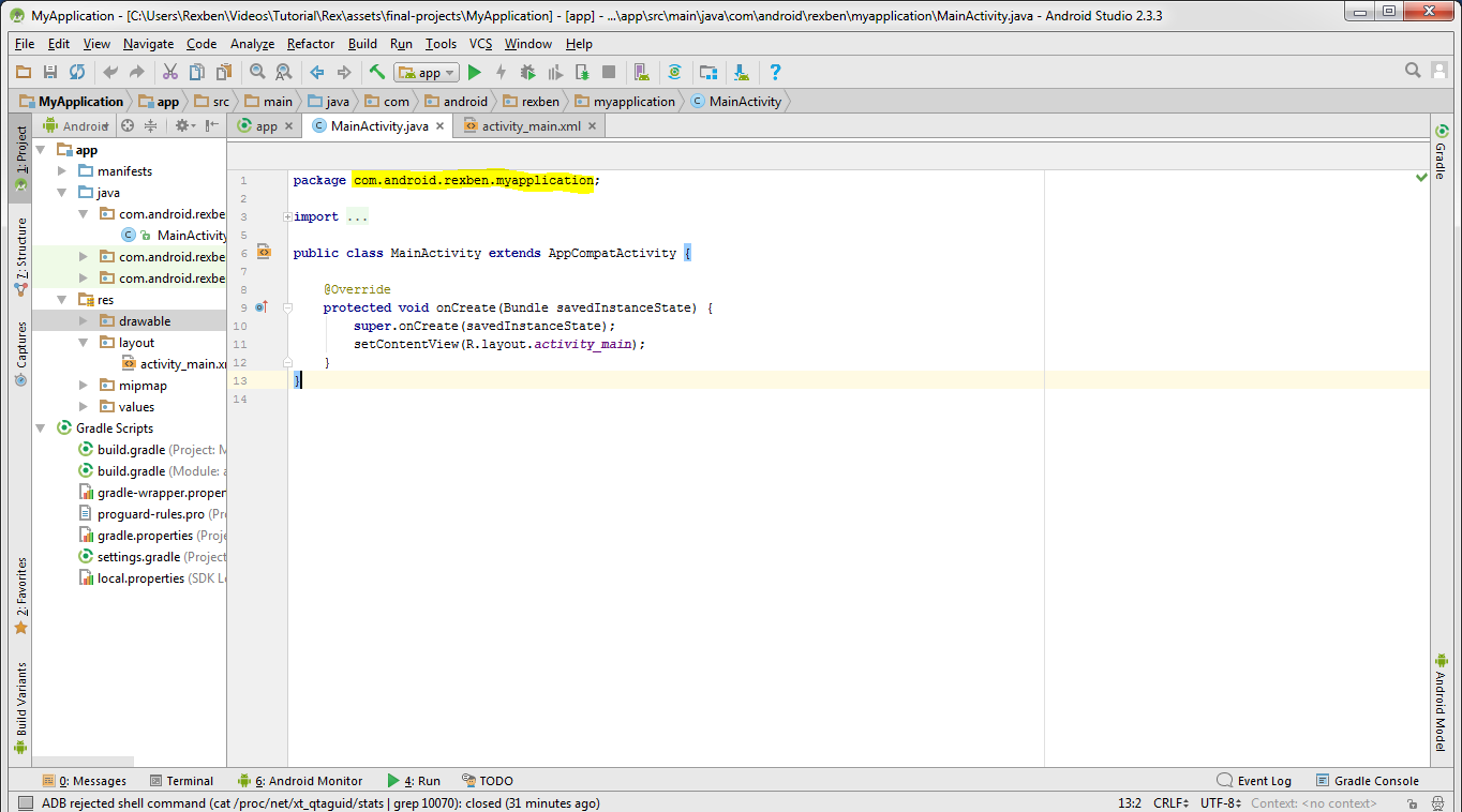 Android Development: Working with XML