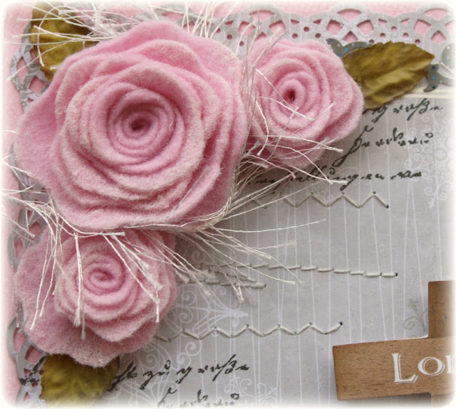 Such a Pretty Mess: Technique Tuesday with Bo Bunny! Felt Bloom Tutorial!!