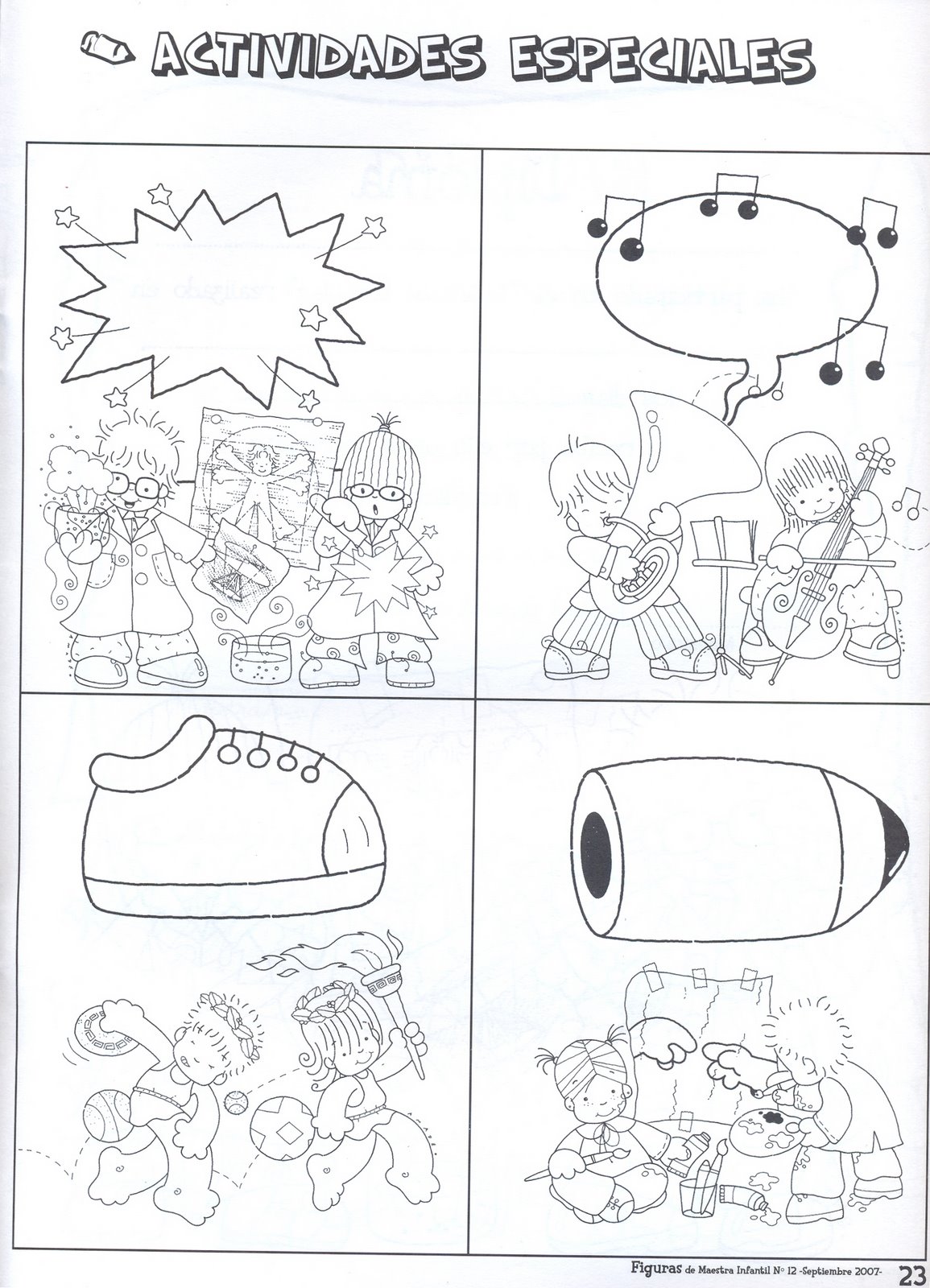 Figuras infantil para imprimir grátis