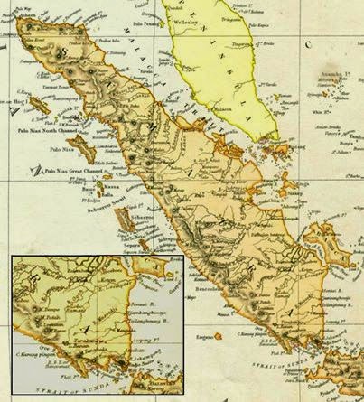 Peta Kuno Pulau Jawa dan Lampung