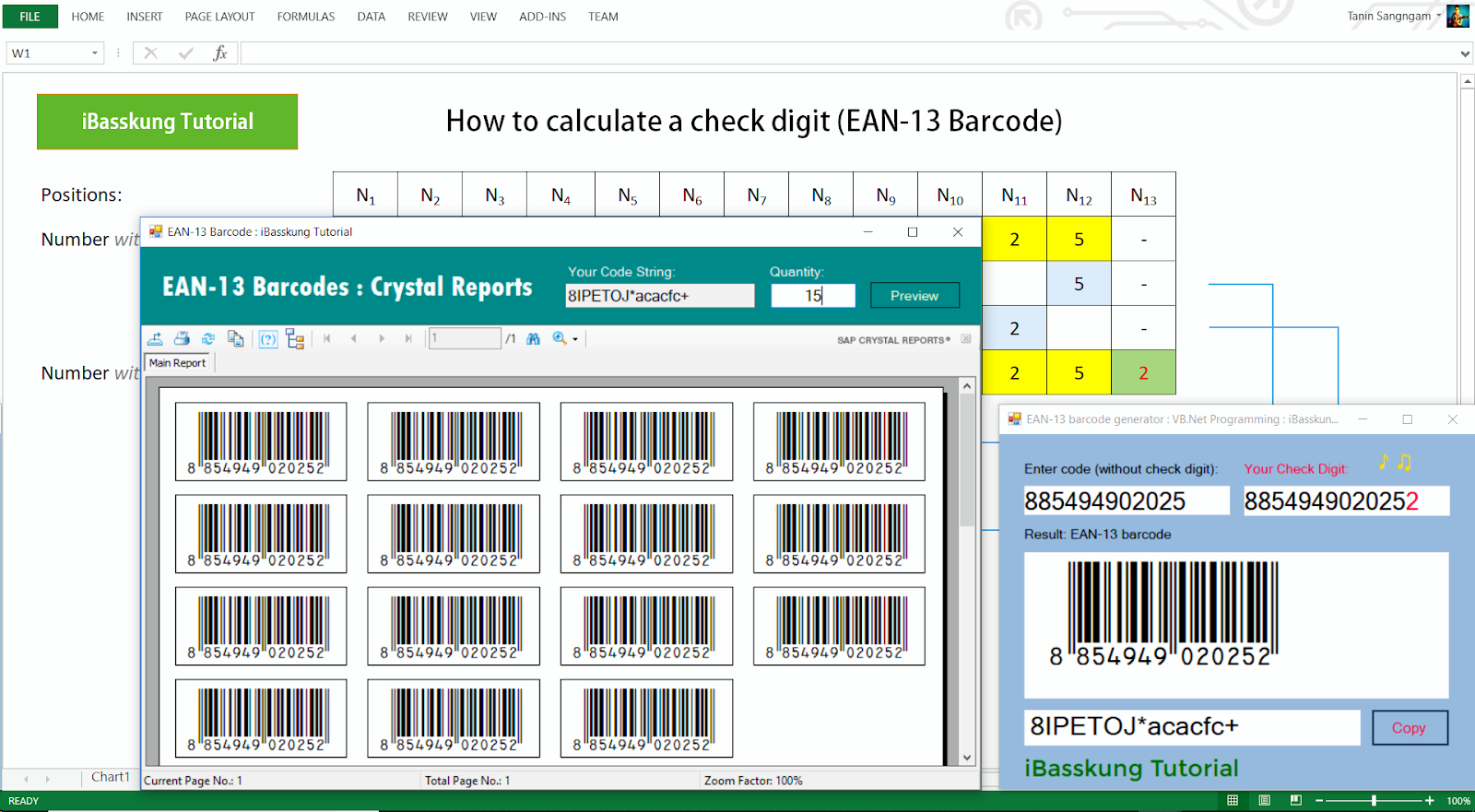 Visual Basic .Net Programming How to Create EAN-13 Barcode Generator