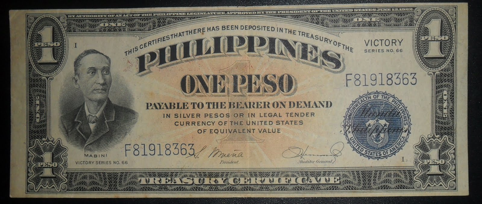 Hobbies and Collection: Victory Series Philippine Note