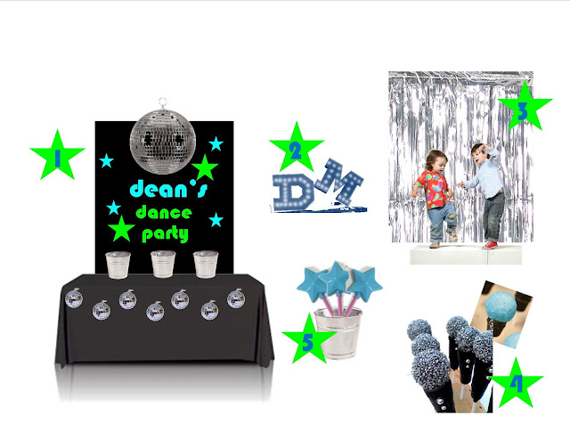 Smarty Parties: Dean's Dance Party: Mood Board
