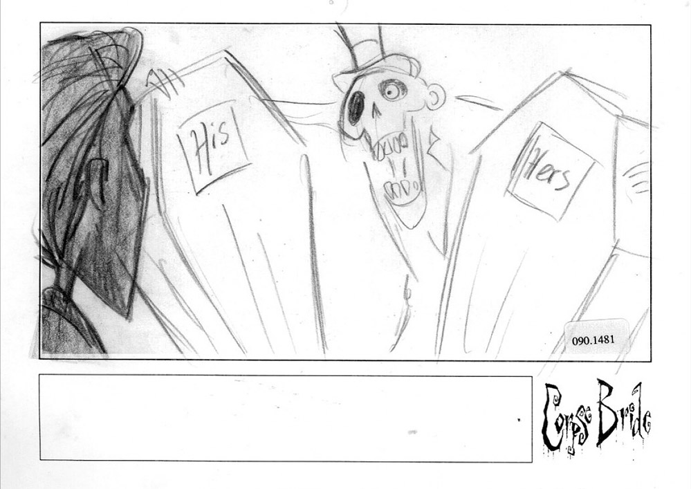 Living Lines Library: Corpse Bride (2005) - Storyboards