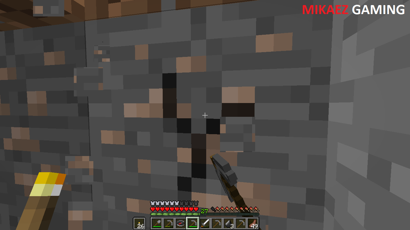 Minecraft Tutorial : Cara membuat Iron Pick Axe di Minecraft!