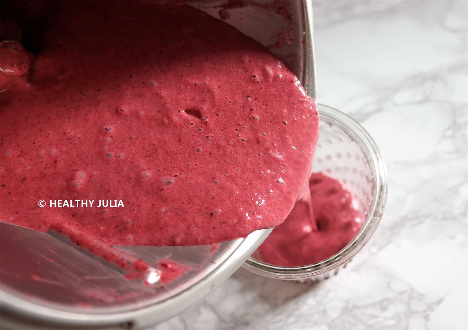 SMOOTHIE COCO-FRUITS ROUGES - Healthy Julia
