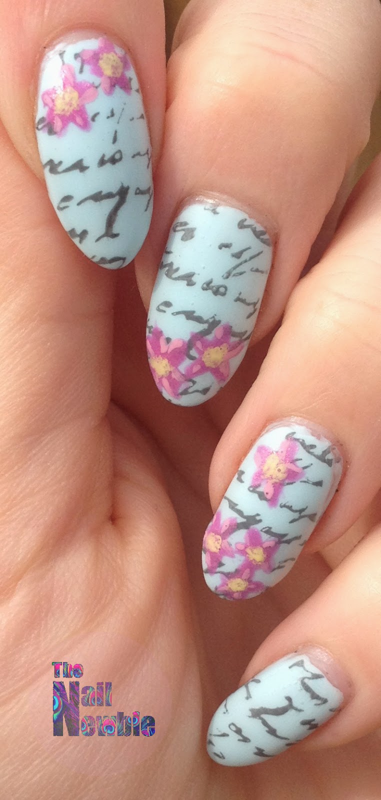 Nail Newbie Tri Polish Tuesday April 1 Blue Pink And Yellow