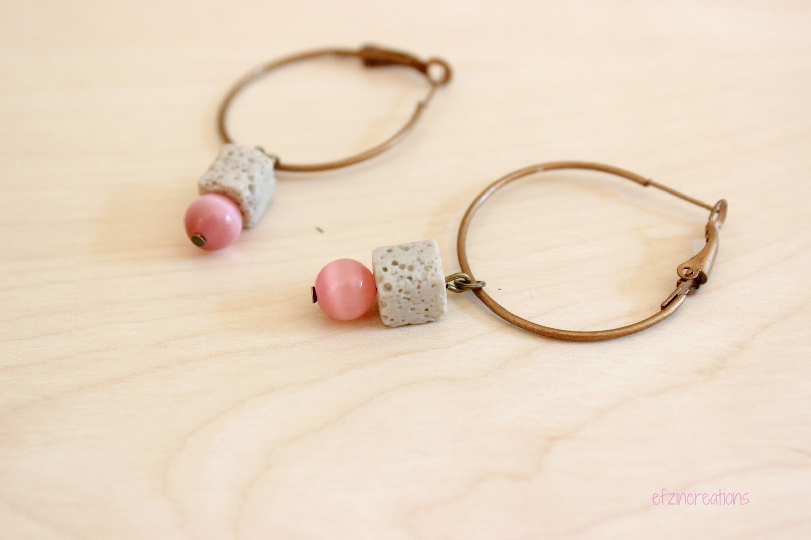 DIY Boho Beaded Loop Earrings!!!! - Ef Zin Creations