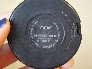 Lifestyle and Beauty Through the Eyes of a Makeup Addict: Mac Love Joy Mineralize Blush Review ...