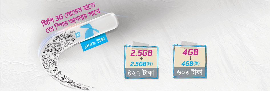 grameenphone Data Offer with New 3G Modem | Bangladesh Mobile ...