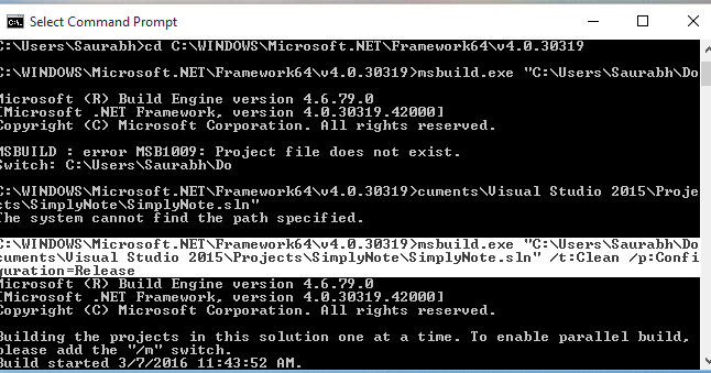 GET EVERY CODE YOU WANT: UWP : Building UWP (or Windows) App from command line