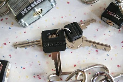 You know how we're an art family...: lock mess monster