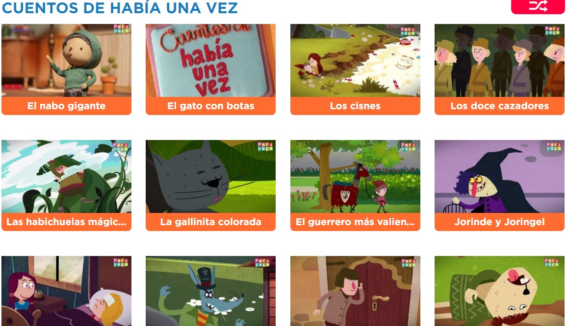 Compartiendo recursos: Cuentos de había una vez