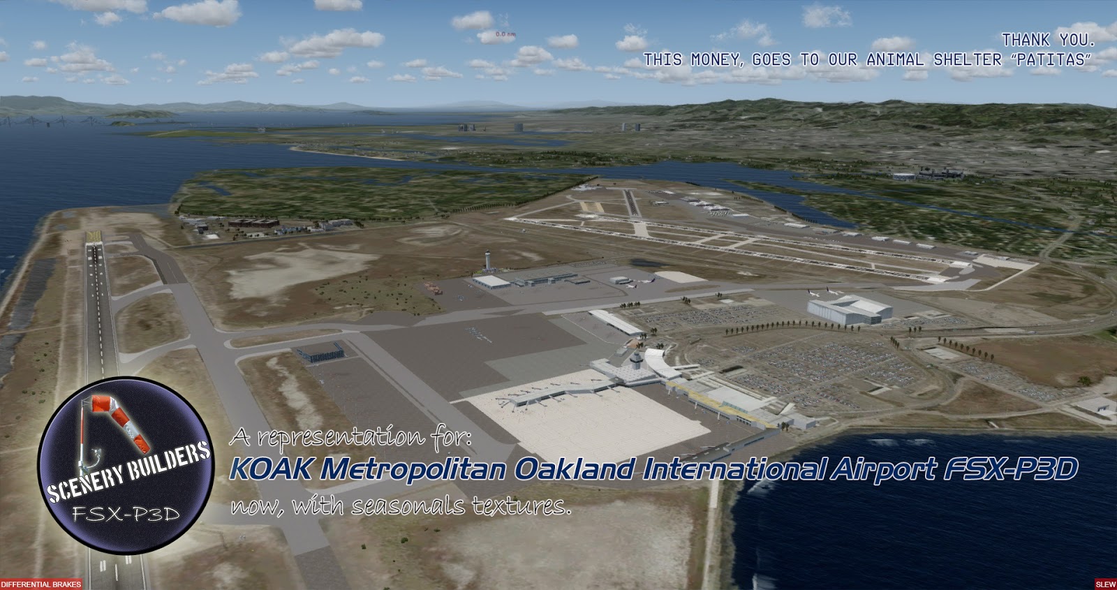 FSX, P3D, MSFS scenerybuilders.: KOAK Metropolitan Oakland ...