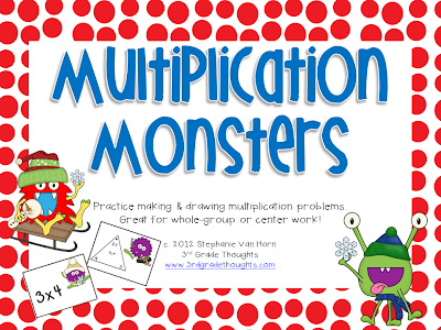 Reviewing Multiplication With Our Favorite Monsters | 3rd Grade Thoughts