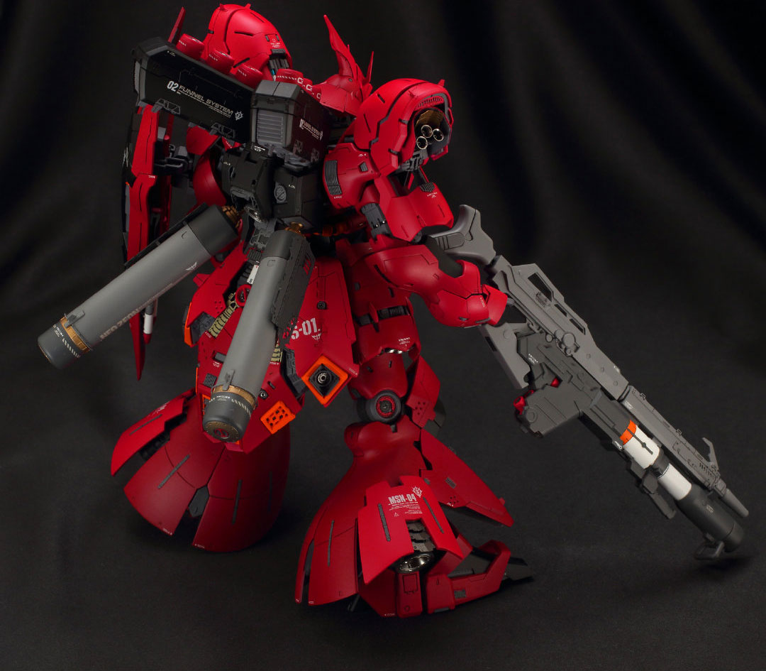 Custom Build: RG 1/144 MSN-04 Sazabi [Detailed]