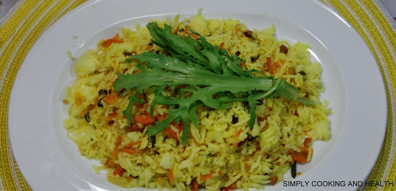 Simply Cooking and Health: Fried rice with lemon juice