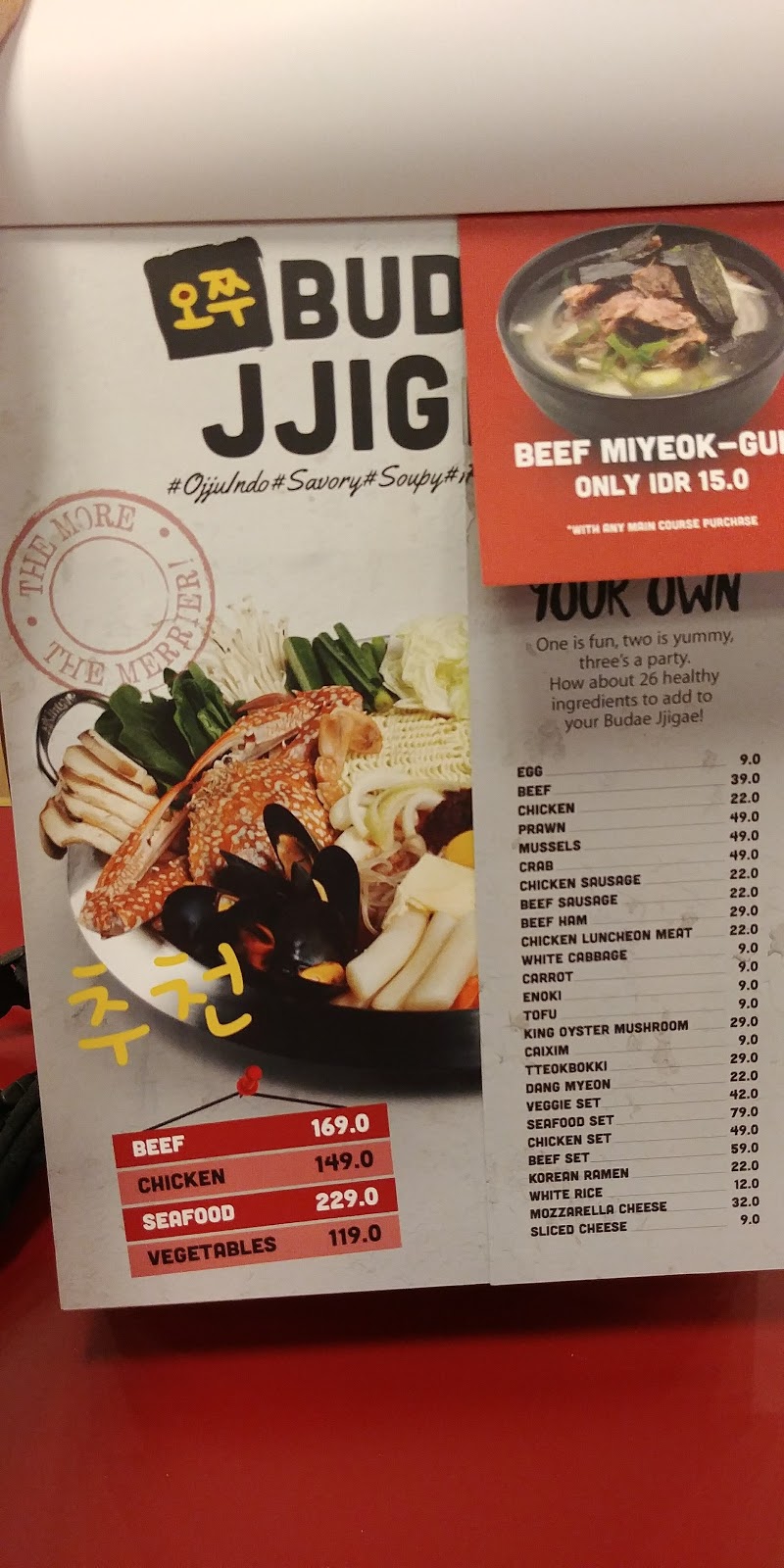 Ojju - Korean Food Surabaya