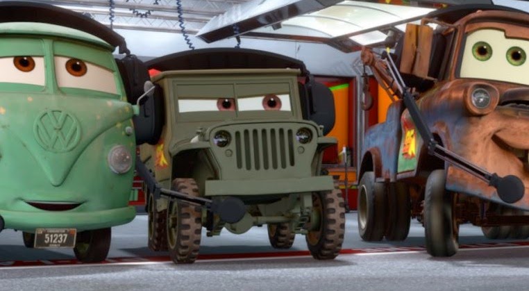 Dan the Pixar Fan: Cars 2: Race Team Sarge with Headset