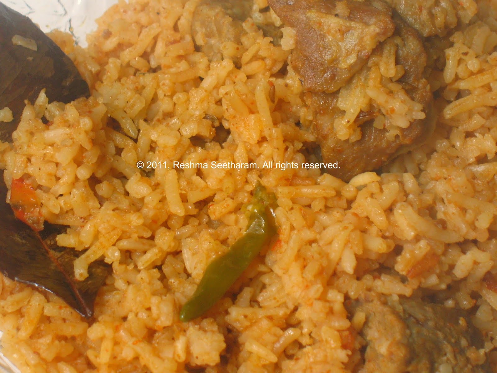 Goat and yogurt Pilaf