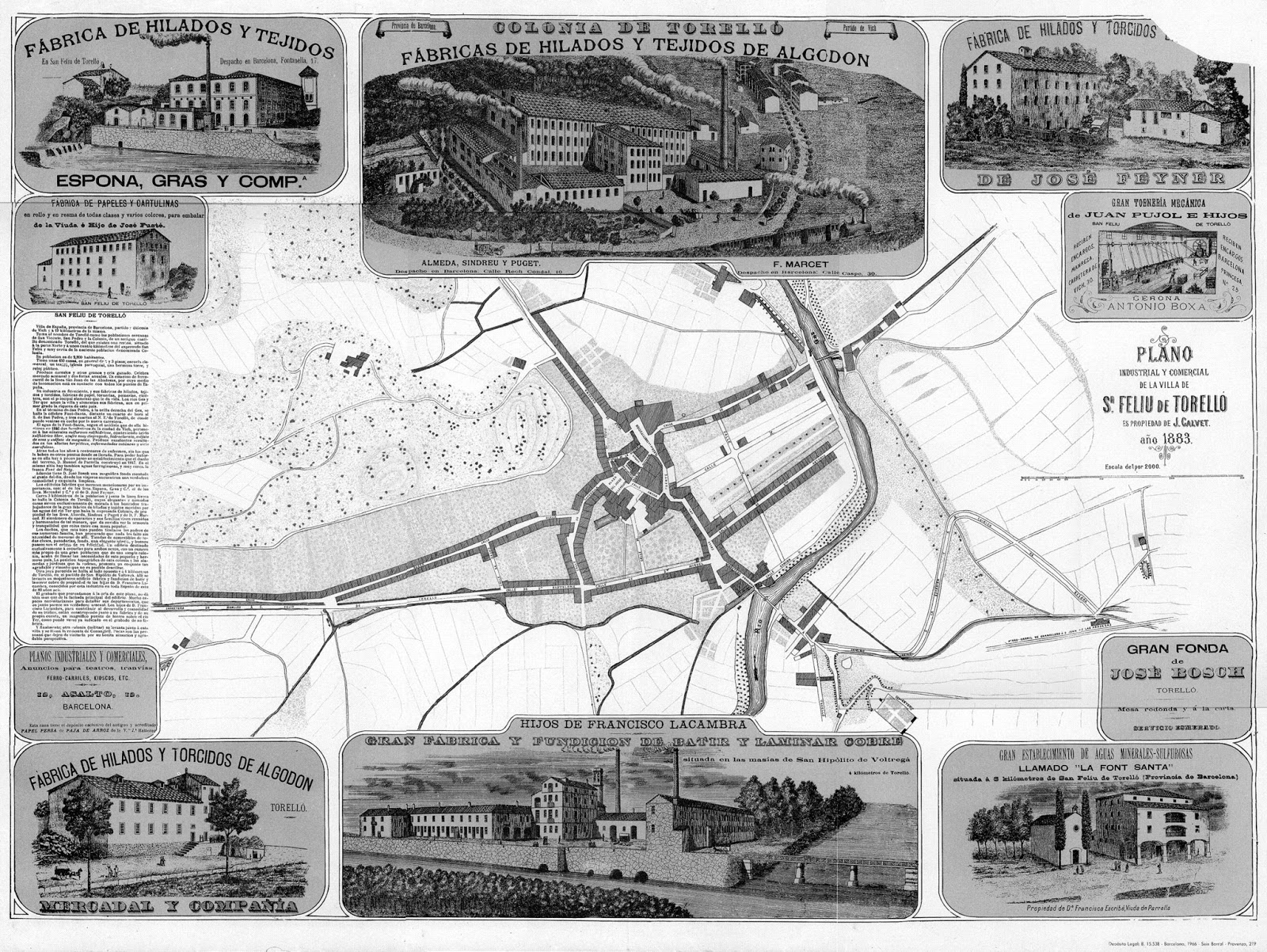 El Cosidor Digital 2.0: El plànol comercial de Torelló, 1883