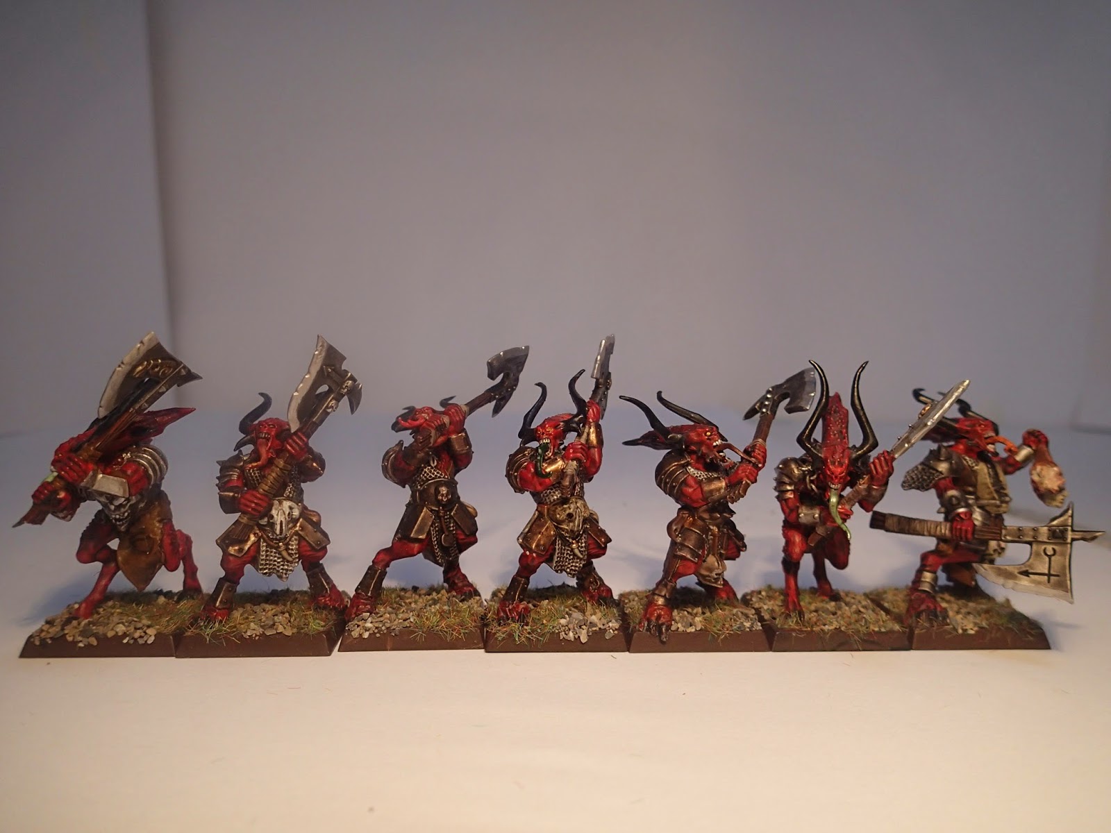 The Greater Army of Khorne: Converted Bloodletters from Beastmen Bestigors