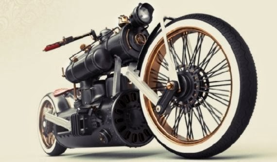 MADE ILLICIT BIKE: steampunk motorcycles