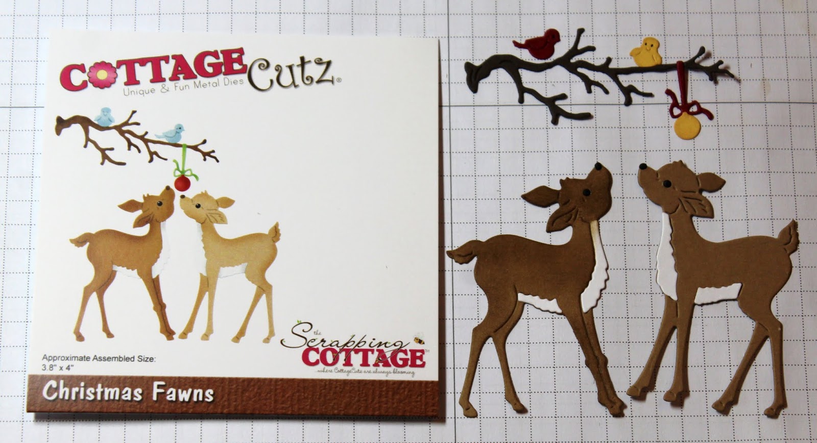 The Charmed Life: Christmas Fawns Walking in Winter Wonderland