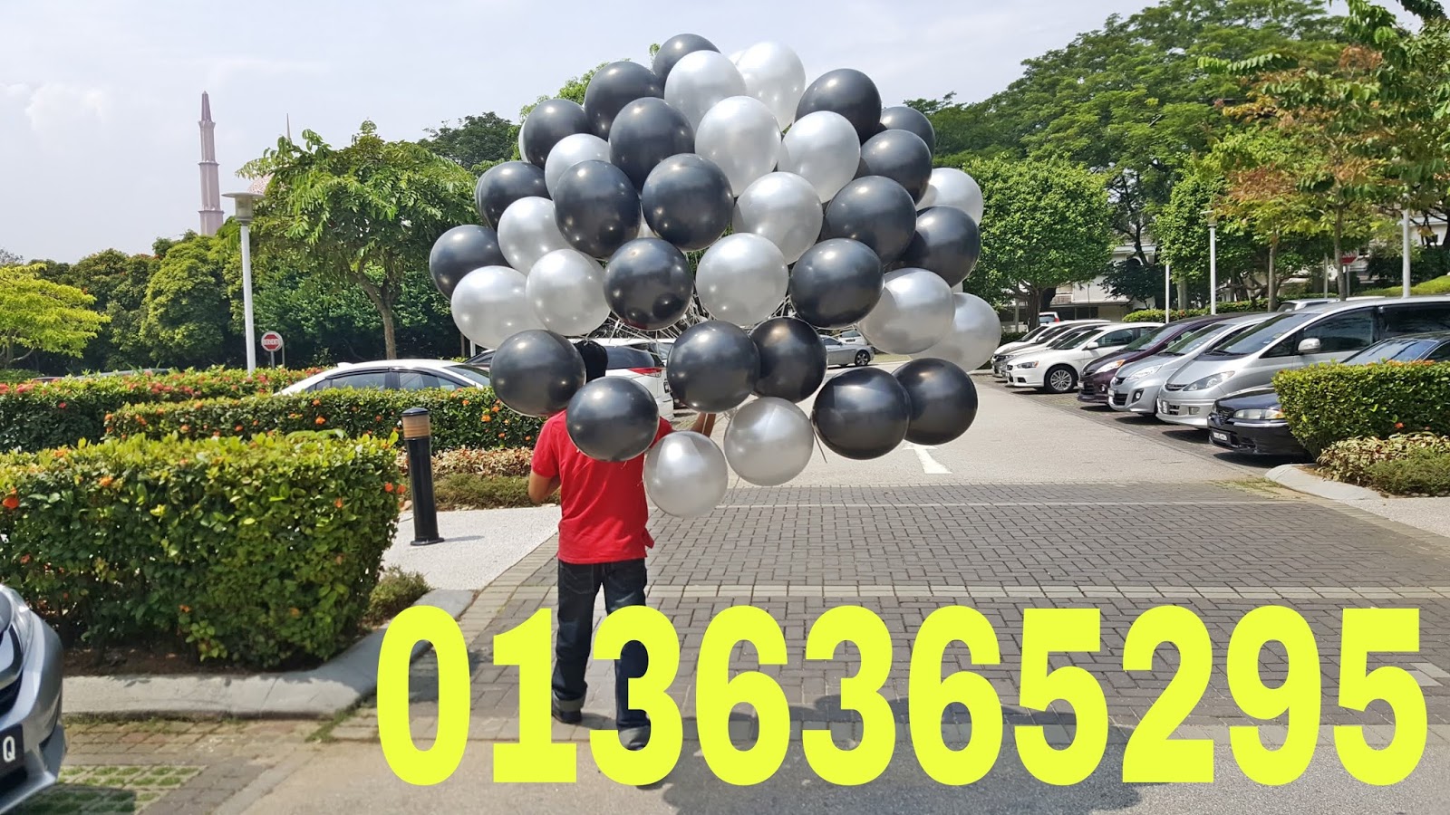 azmi belon : BLACK BALLOON DECO BANGI