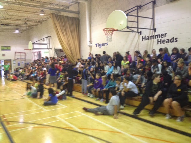 GWMS News : Gym Blast Today at George Waters