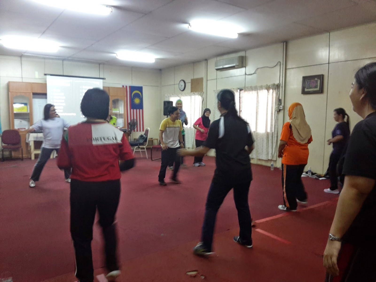 Pusat Maklumat Pemakanan Keningau, Sabah: KURSUS ASAS JURULATIH SENAMROBIK