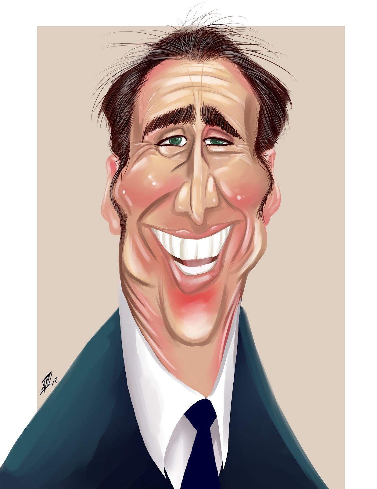 AXO-GALLERY: Nicolas Cage Cartoon