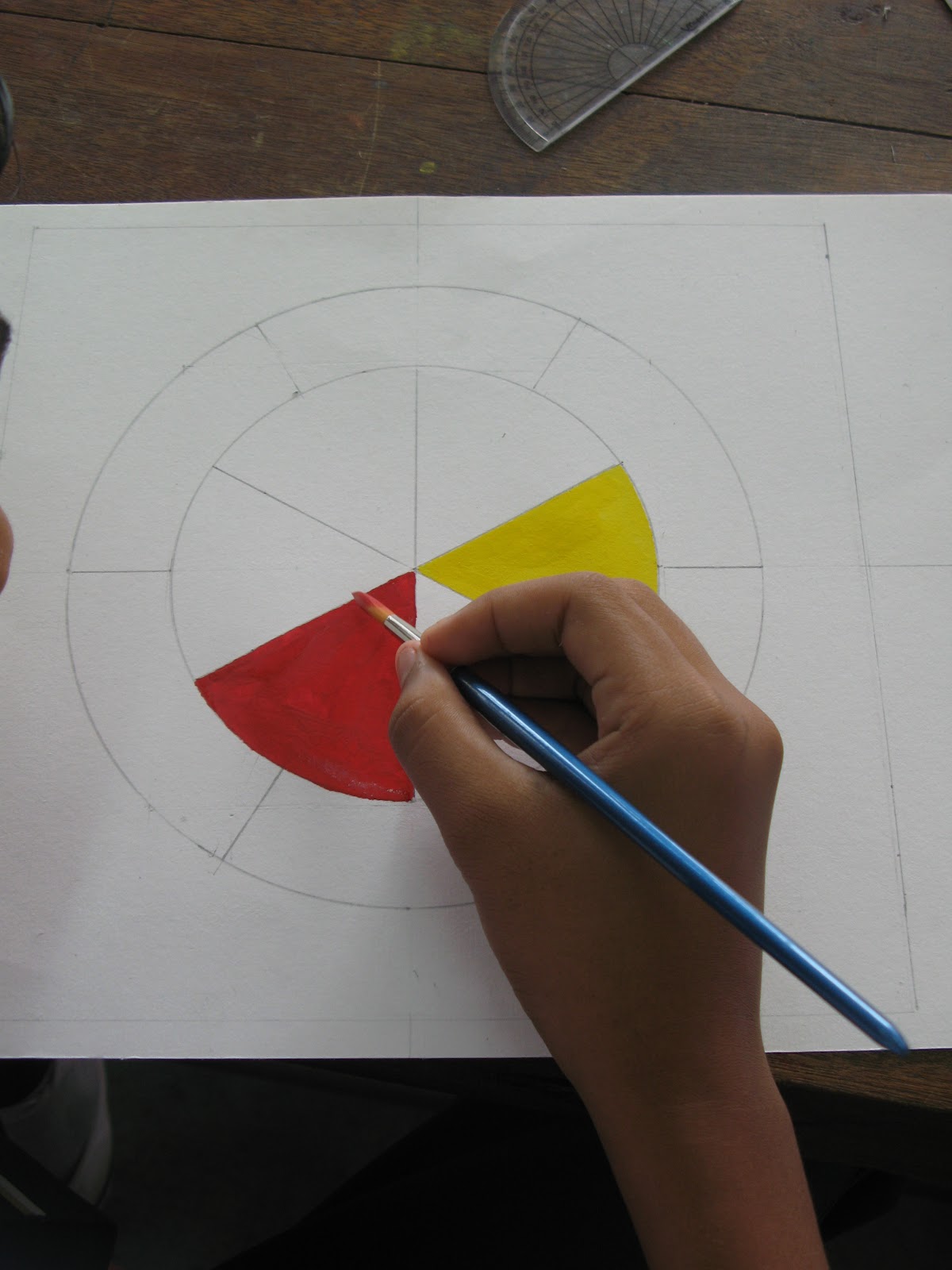 Seni Reka Tanda SMKSI: Roda Warna