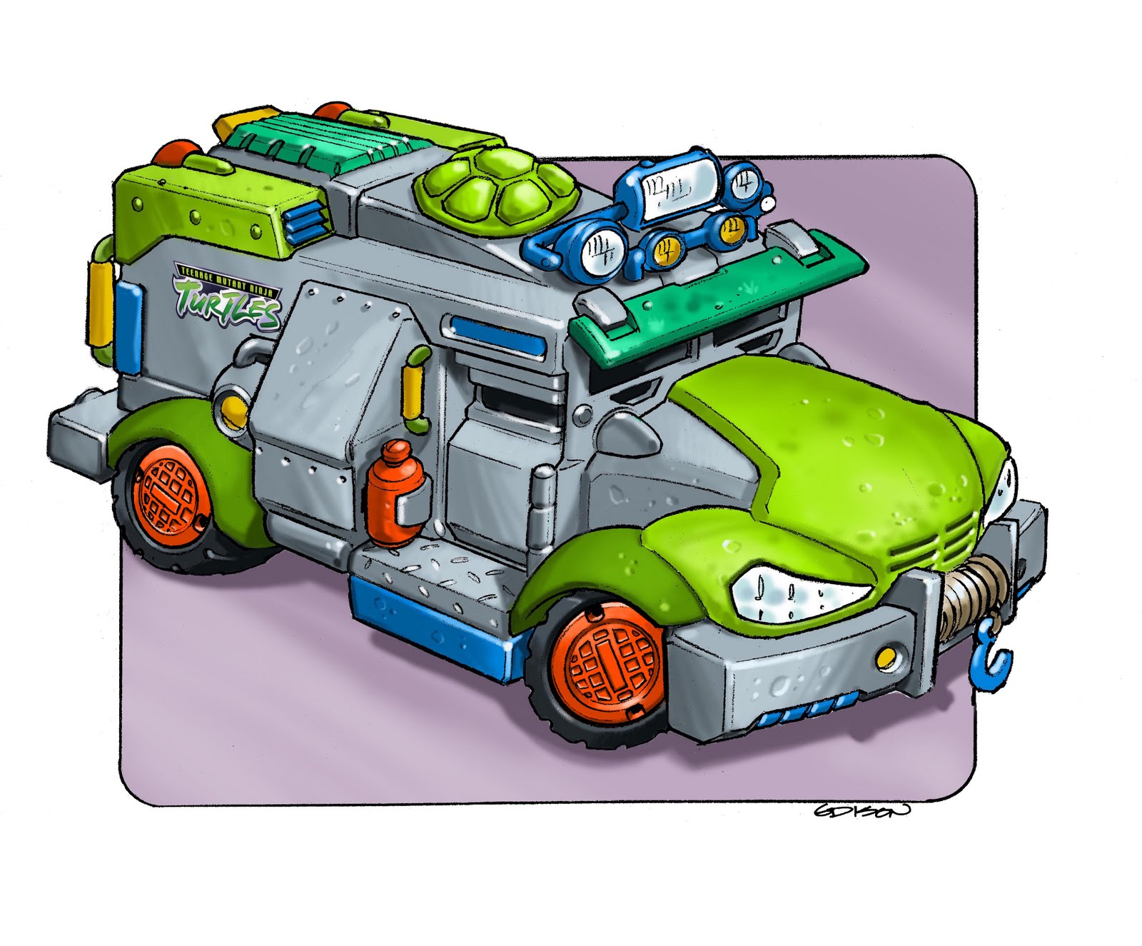 What I do: vehicles for Teenage Mutant Ninja Turtles