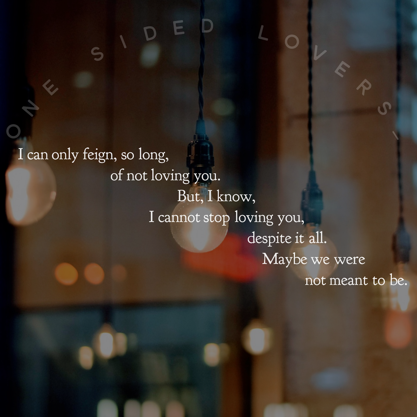 One Sided Lovers: One Sided love quotes
