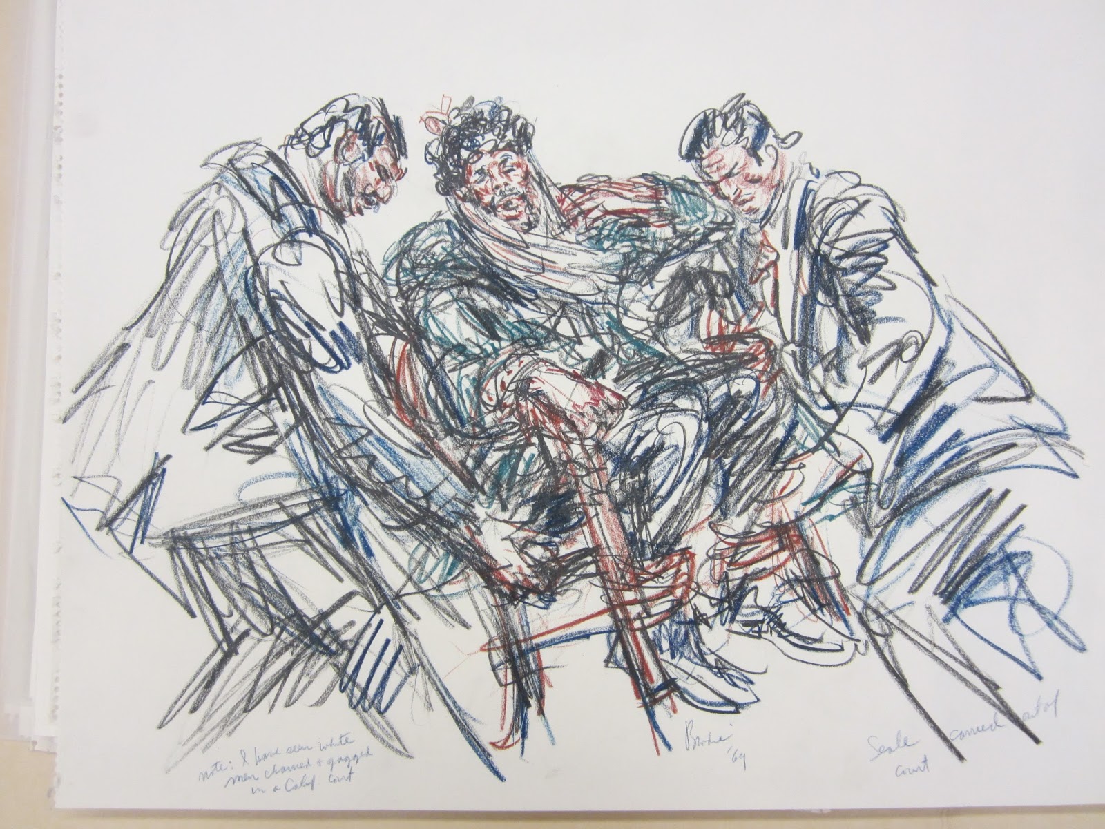 ILLUSTRATED COURTROOM: Chicago Seven Trial defendants indicted in ...