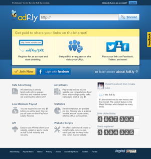 Situs Adf.ly Mengganti Tampilannya - Jendela Dunia