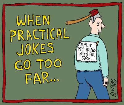 NIGHT DEPOSITS: HATCHET HUMOR