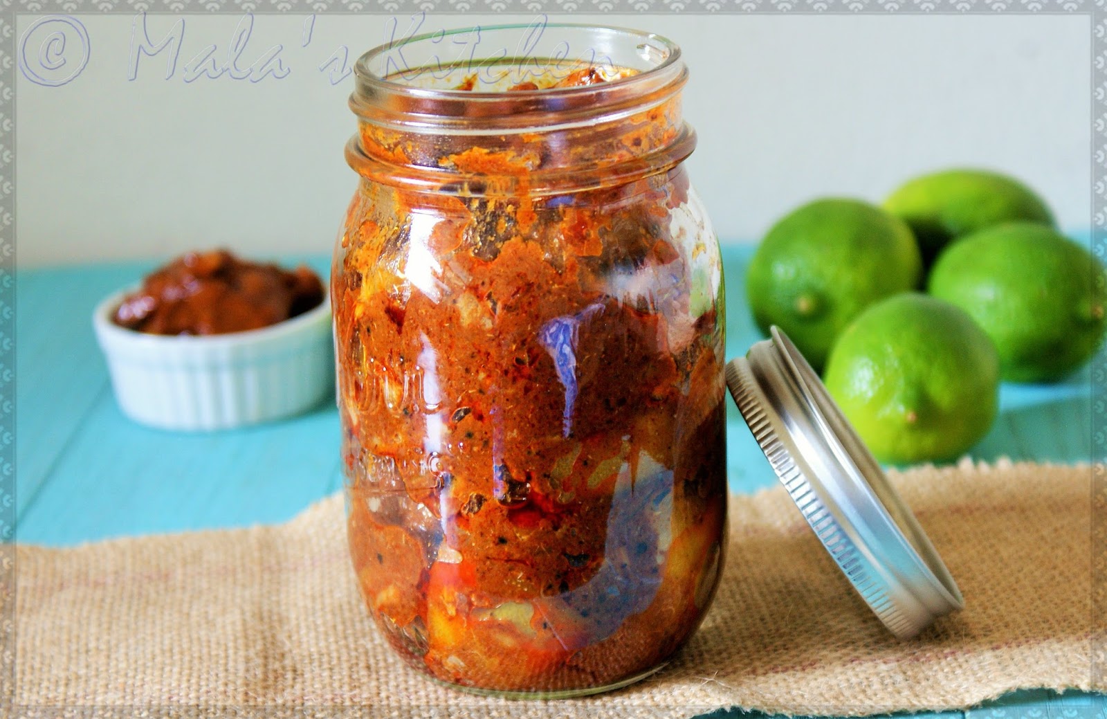 Yelamchanaga Oorga / Lemon Pickle - Malas-Kitchen