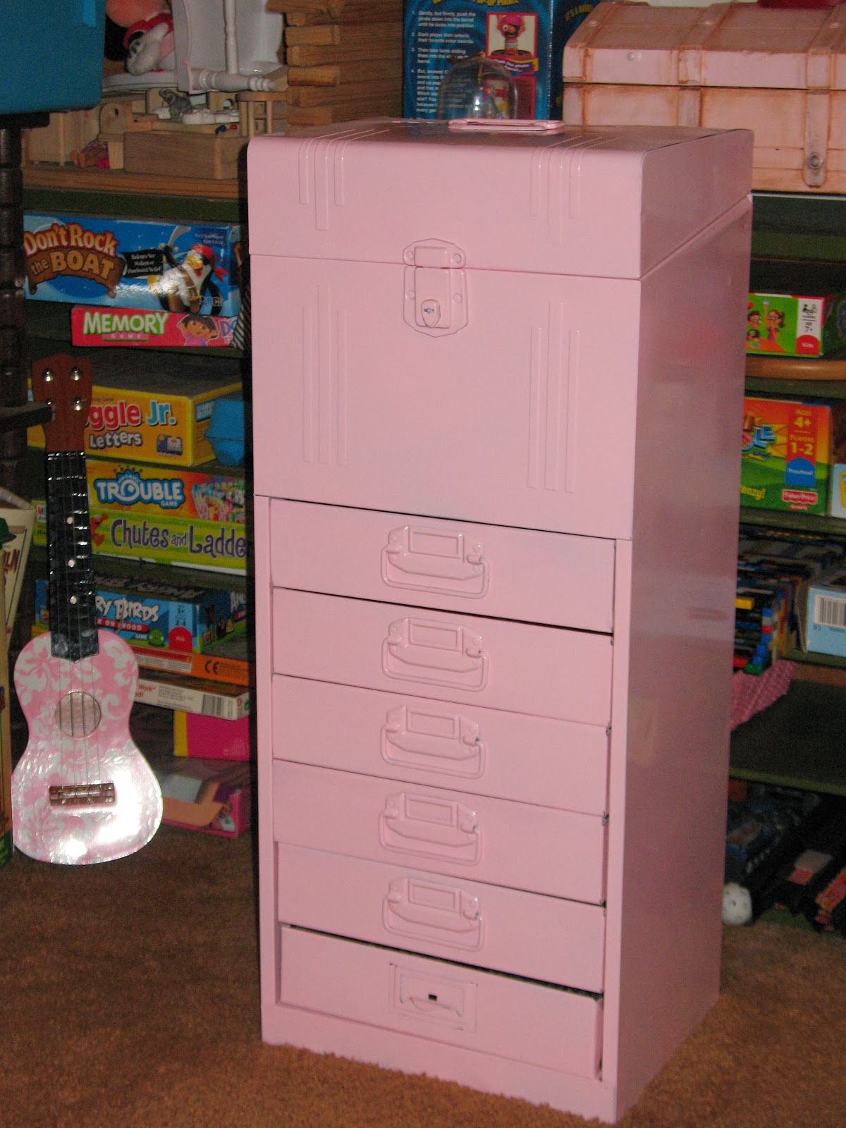 Artsy Fartsy: Pink Cabinet Drawers