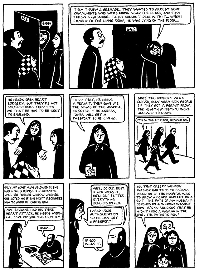 Read Persepolis 1, Section 16: The Passport, Page 119