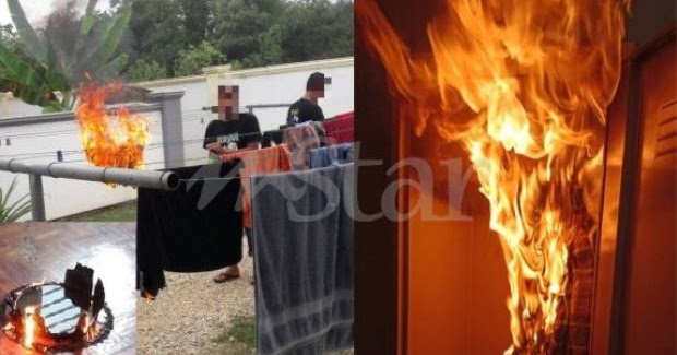 Penampakkan Lembaga Dalam Api Misteri