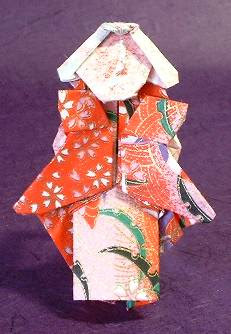 origami Geisha Meeusen 3D ~ make easy art and craft ideas
