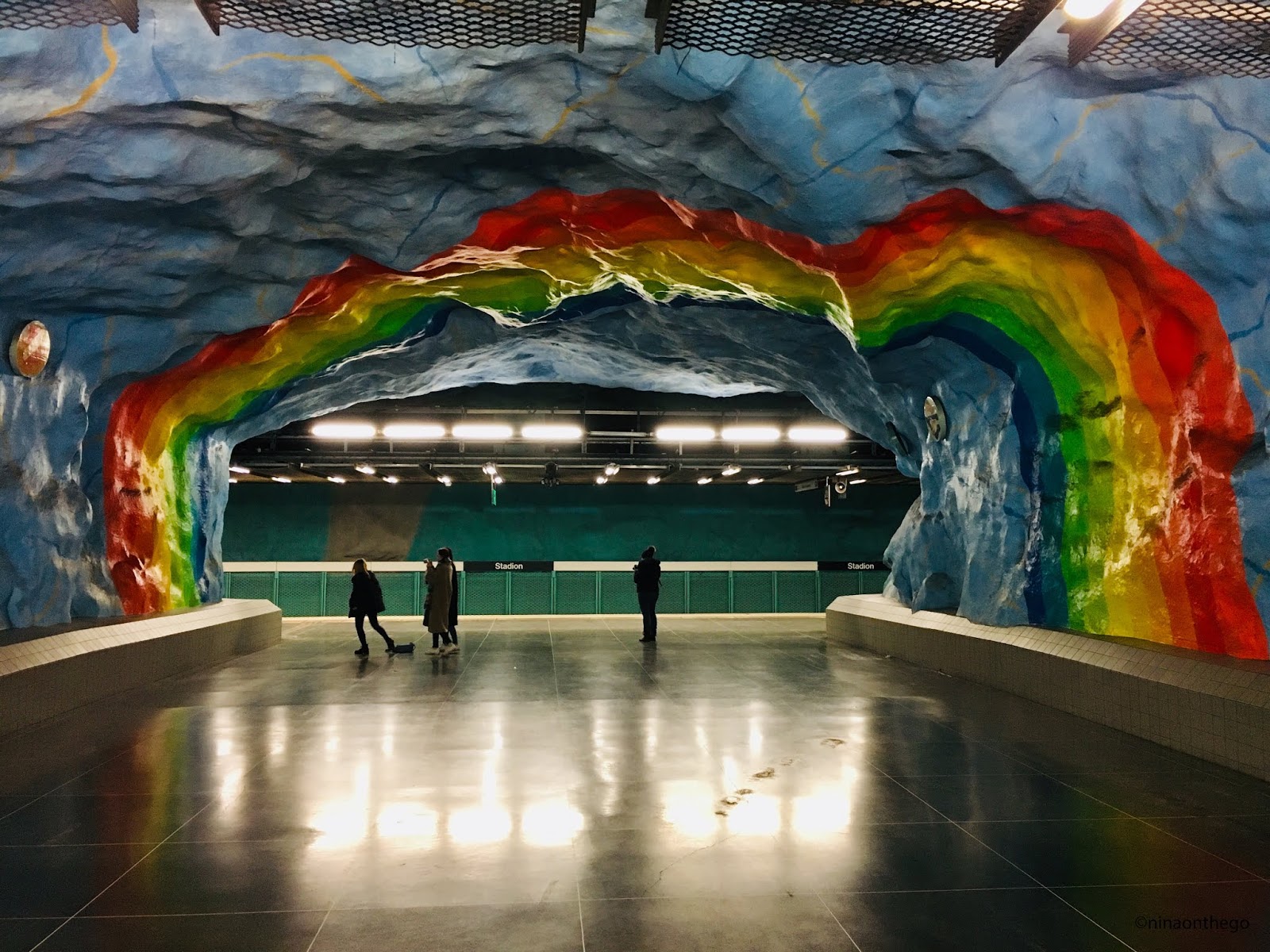 stockholm's incredible underground | nina on the go