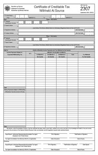 busapcom: BIR Form No. 2307