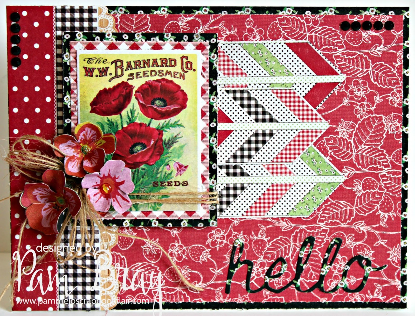 Pam Bray Designs: A Girl with Flair: Quick and Easy Greetings Card Set