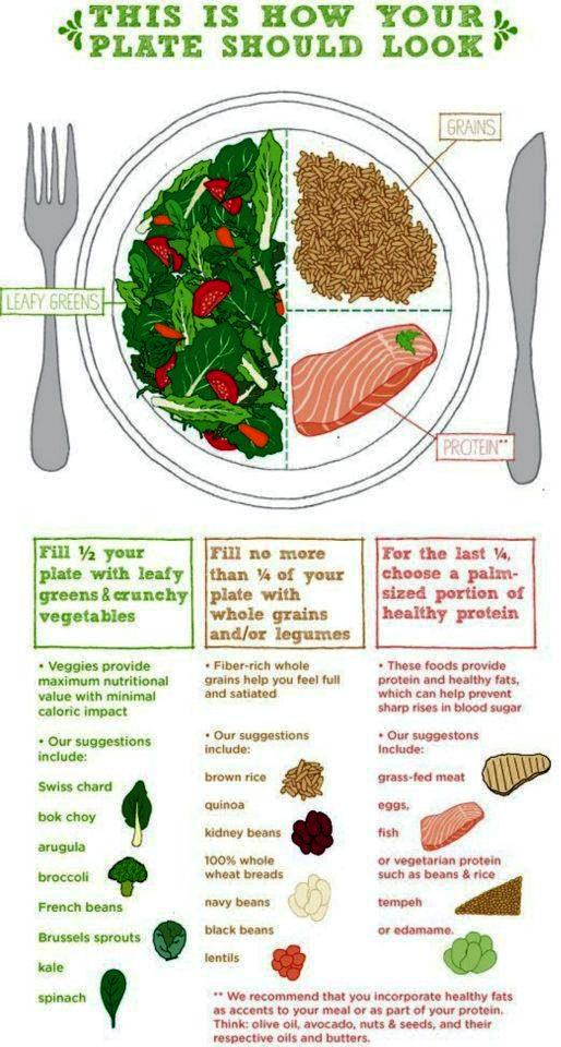 Bodybuilding and Fitness Recipes: How Your Plate Should Look