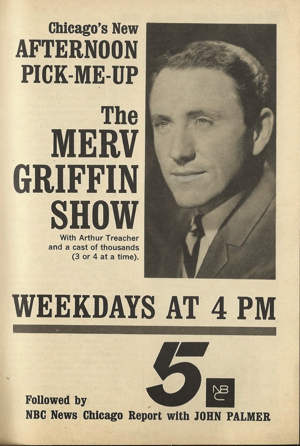 The TV Guide Historian: Merv Griffin Show Ad